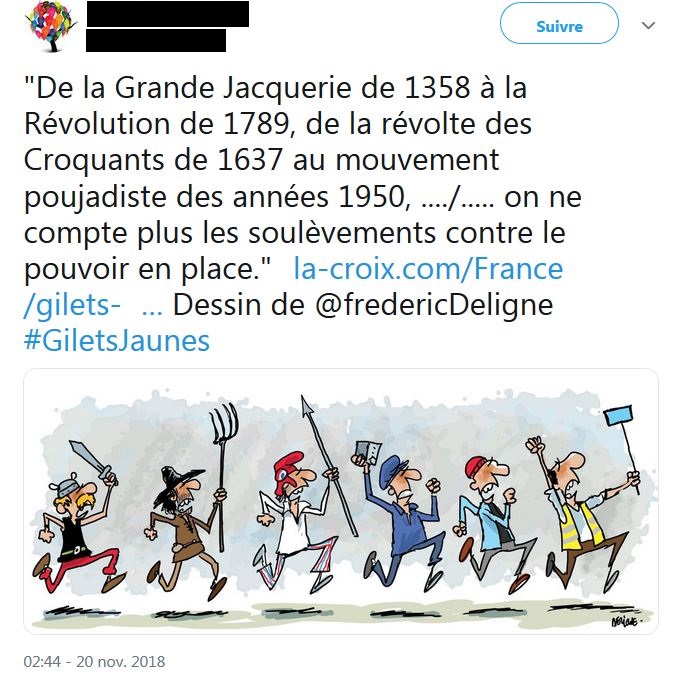 Jacquerie et gilets jaunes : retour sur « Jacques Bonhomme » ~ Entre-Temps